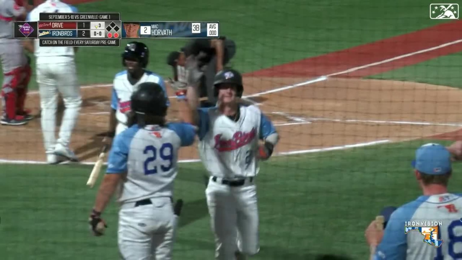 Horvath's first High-A homer | 09/06/2023 | IronBirds