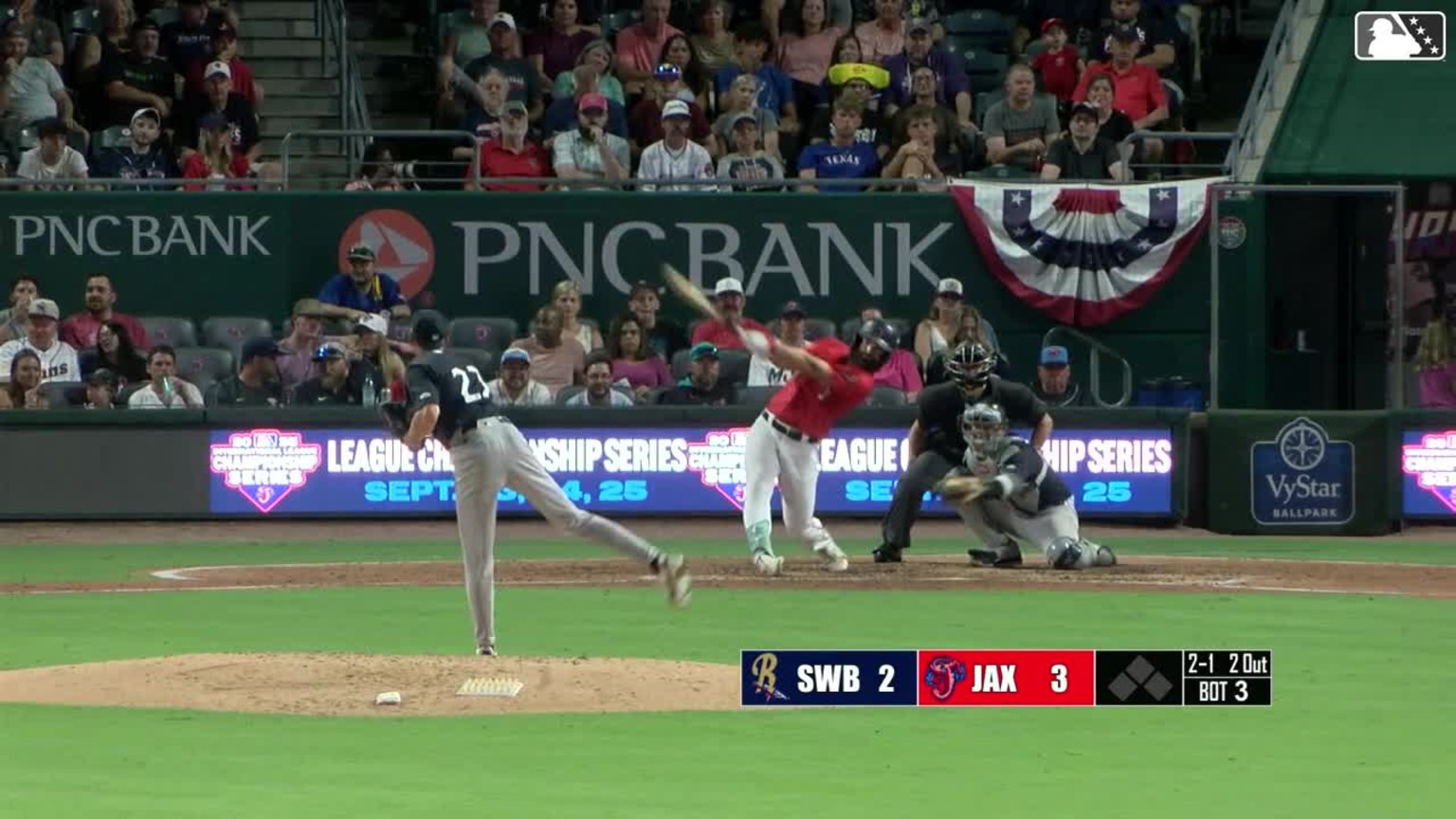 Matthew Etzel's solo homer | 09/25/2025 | Jumbo Shrimp