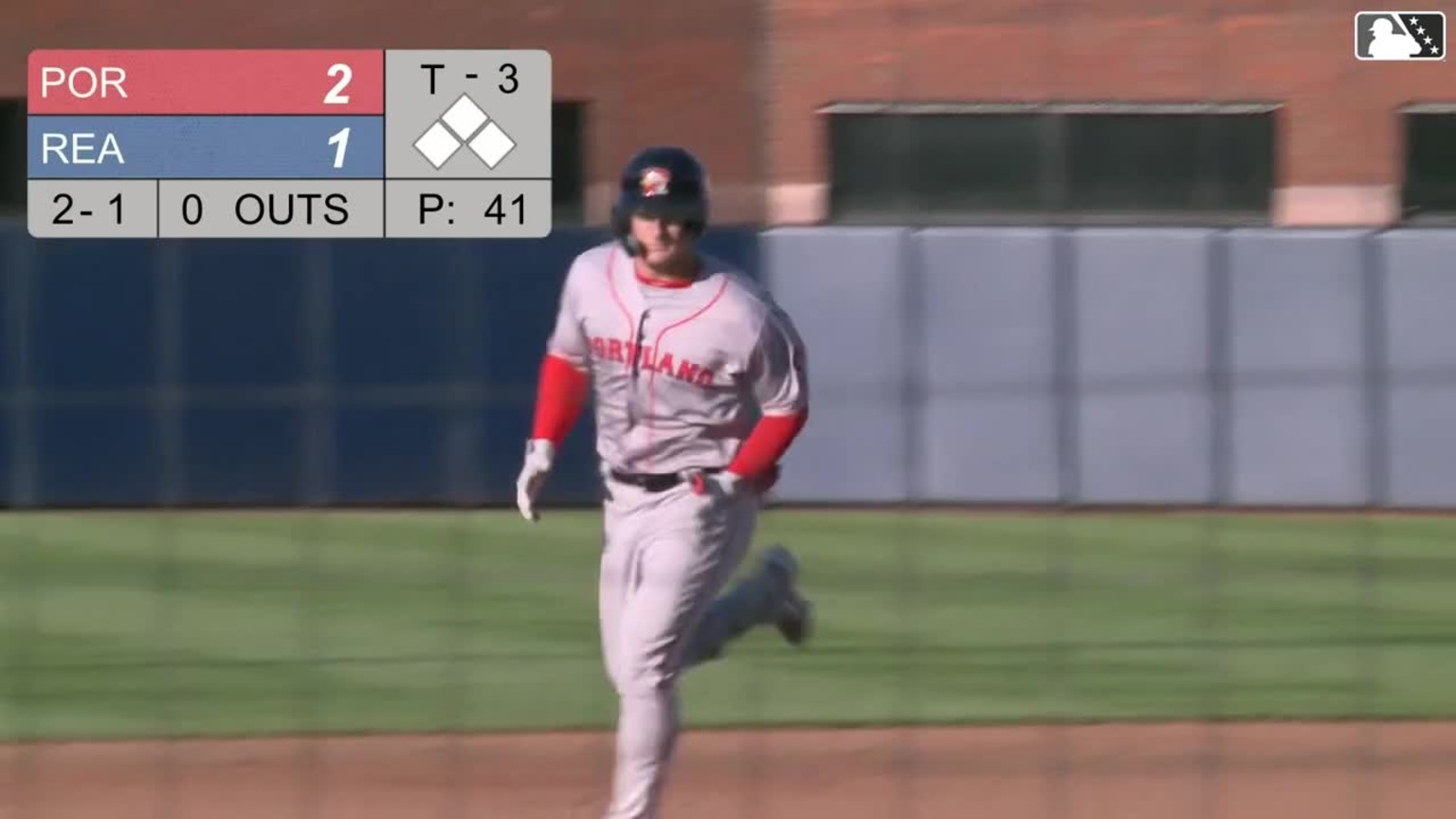 Roman Anthony's first home run of the season | 04/13/2024 | Sea Dogs