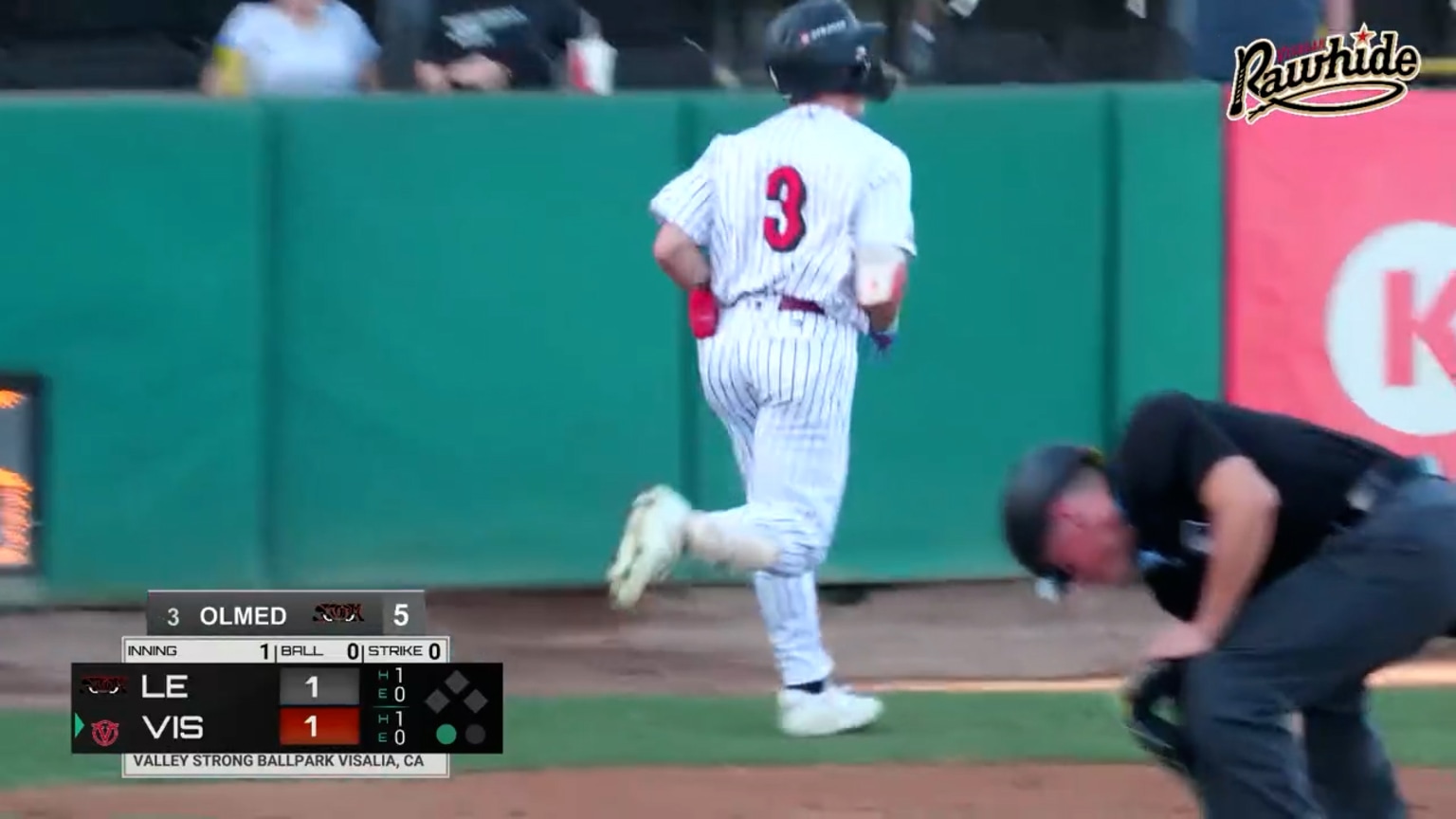 Slade Caldwell's three-hit game | 05/22/2025 | Rawhide