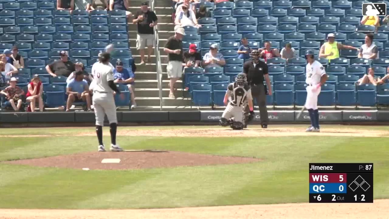 Edwin Jimenez strikes out seven | 05/12/2024 | Timber Rattlers