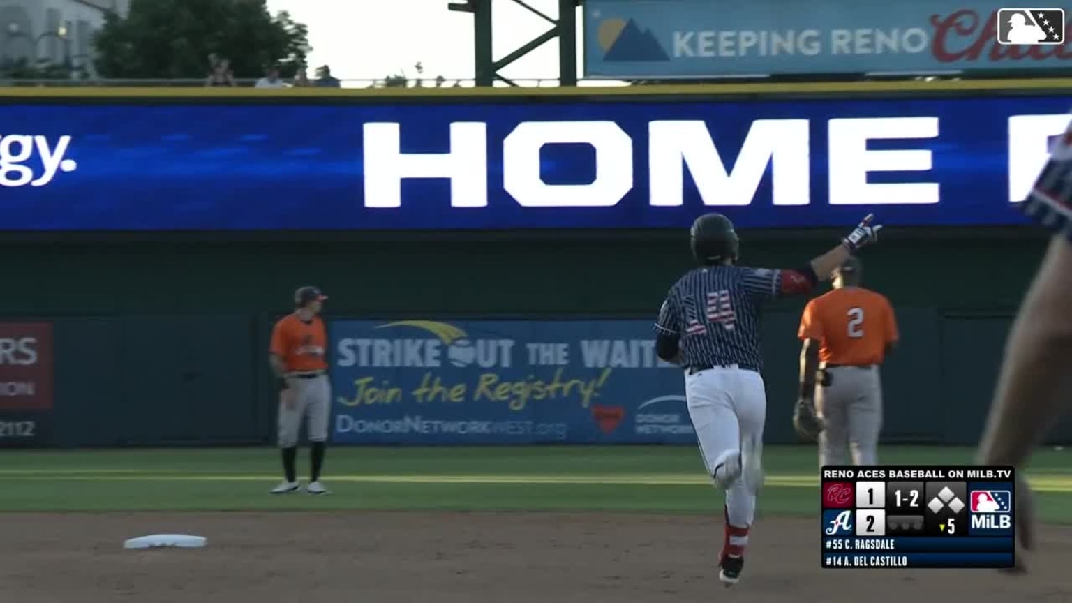 Adrian Del Castillo's solo homer | 07/06/2024 | Aces