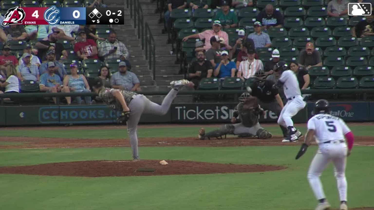 Logan Evans' eighth strikeout in six scoreless frames | 05/24/2024 ...