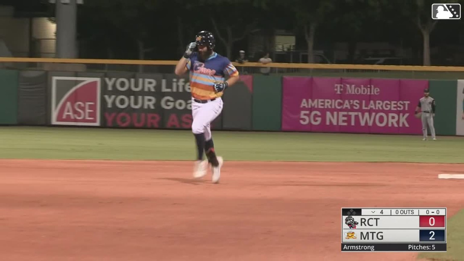 Matthew Etzel slugs his fourth homer | 08/23/2024 | Biscuits