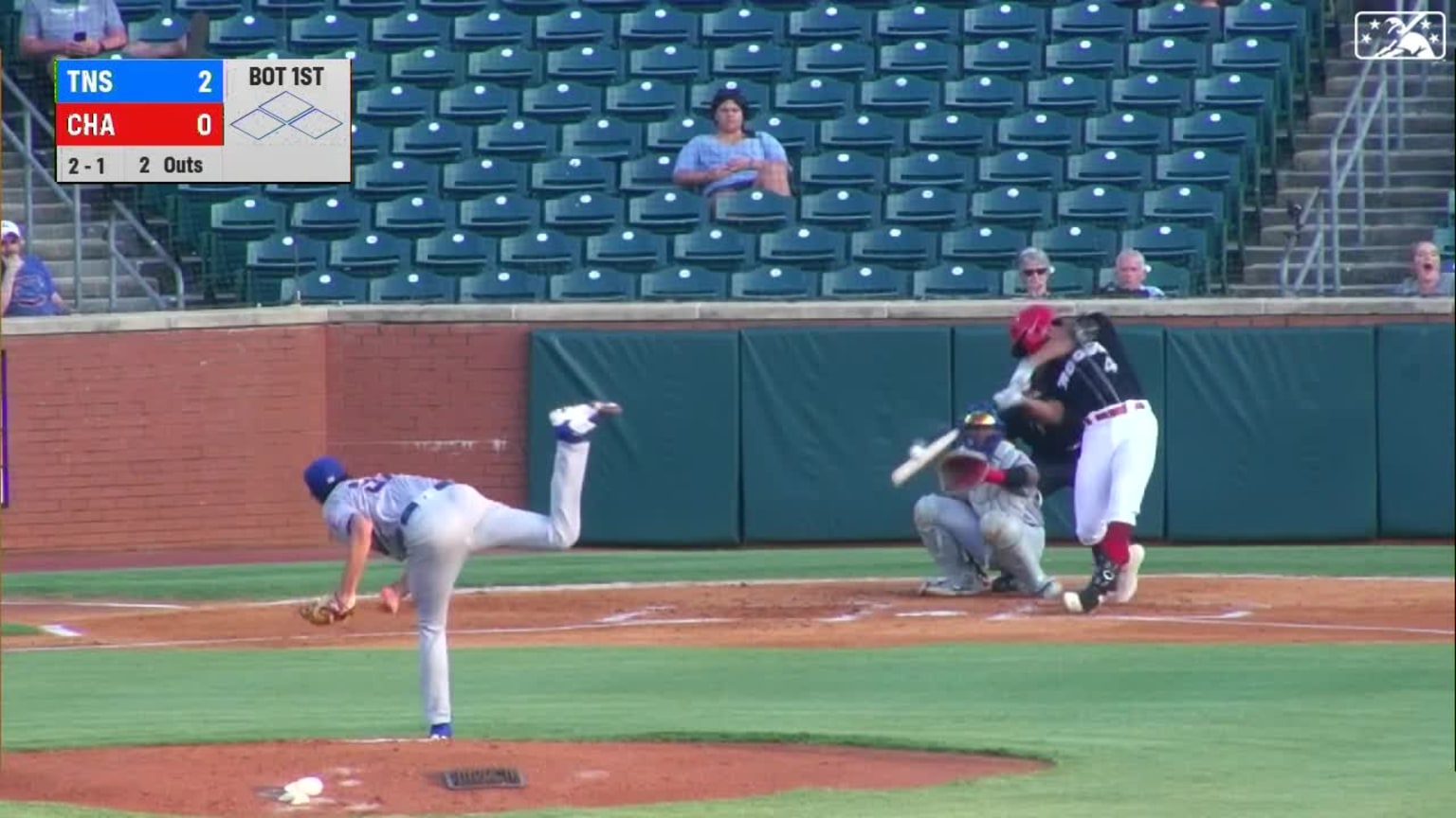 Rece Hinds' solo homer | 08/22/2023 | Lookouts