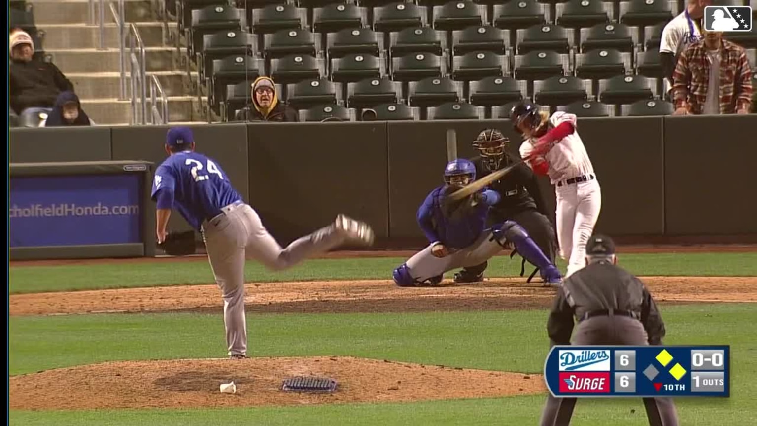 Twins prospect Ben Ross laces a walk-off single | 04/19/2024 | Wind Surge