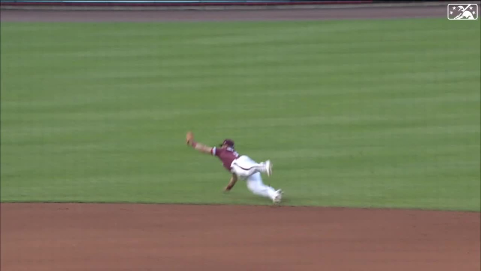 Weston Wilson's diving play | 05/29/2023 | IronPigs