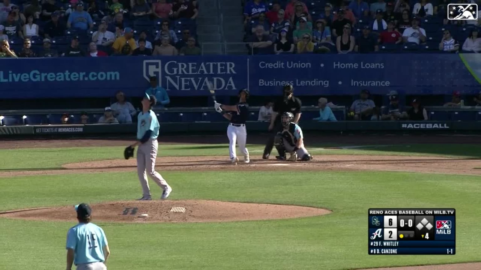 Dominic Canzone's solo home run | 04/30/2023 | Aces