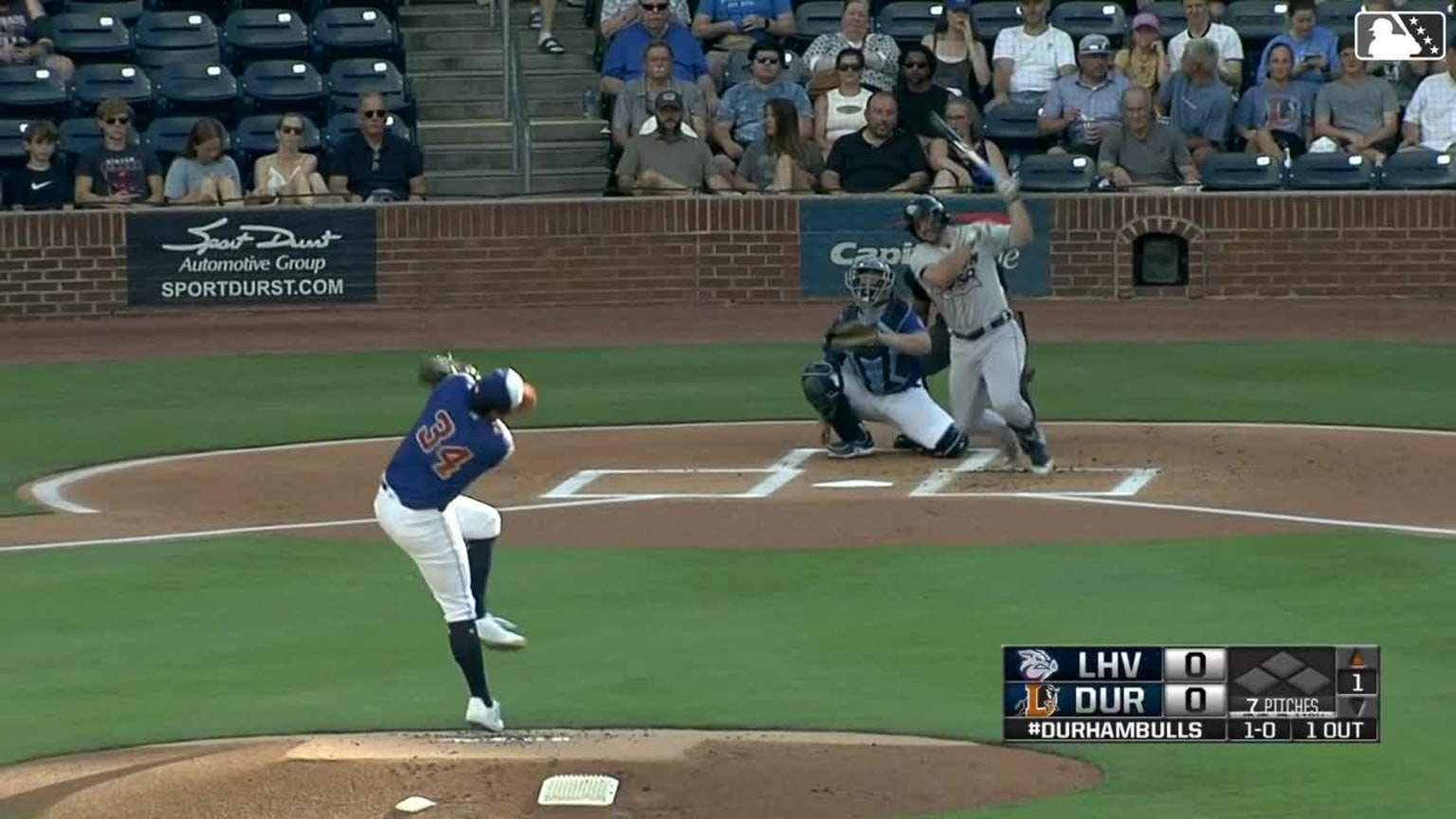 Jacob Lopez snags a line drive | 06/29/2024 | Bulls