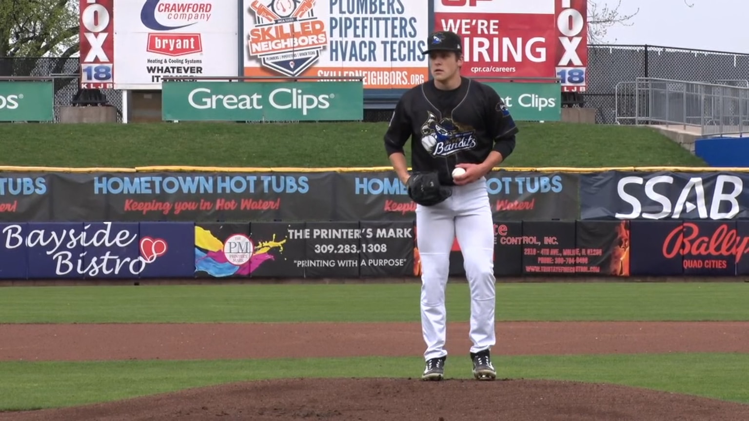Tyson Guerrero whiffs eight | 04/20/2023 | River Bandits