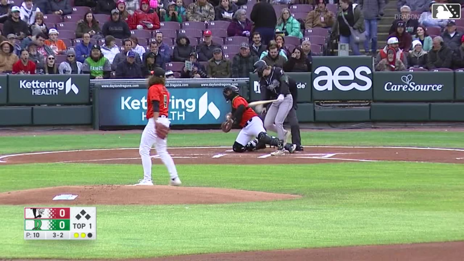 Rhett Lowder's first career strikeout | 04/06/2024 | Dragons