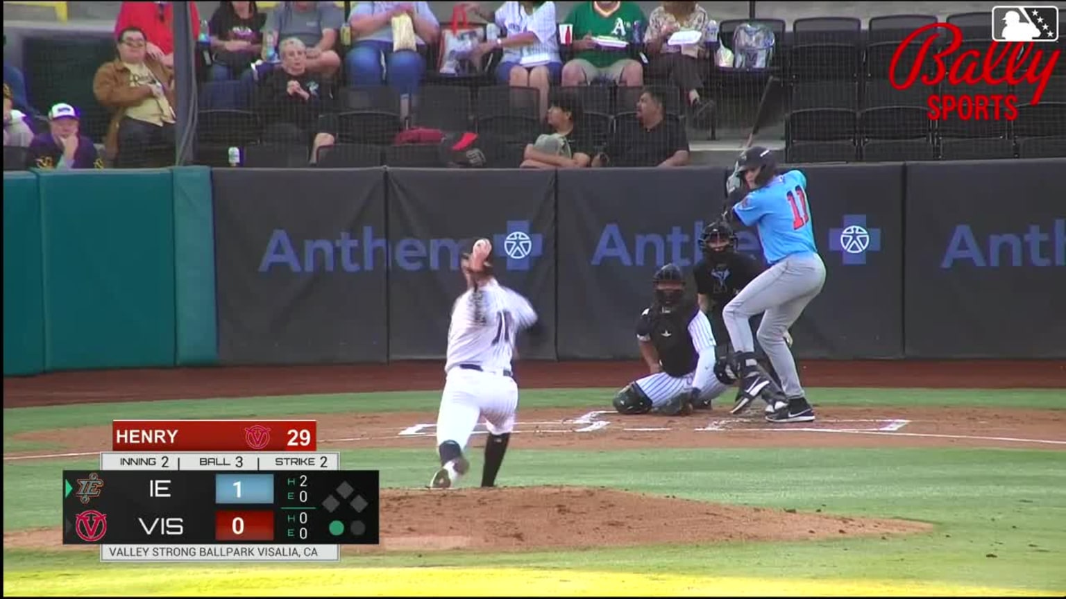 Ryan Picollo homers (2) on a fly ball to left center field. | 04/18 ...