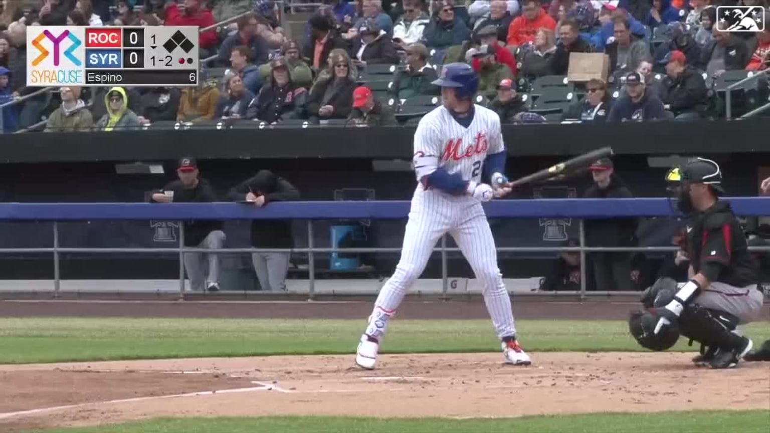 Brett Baty hits a 101 mph single | 04/04/2023 | Mets