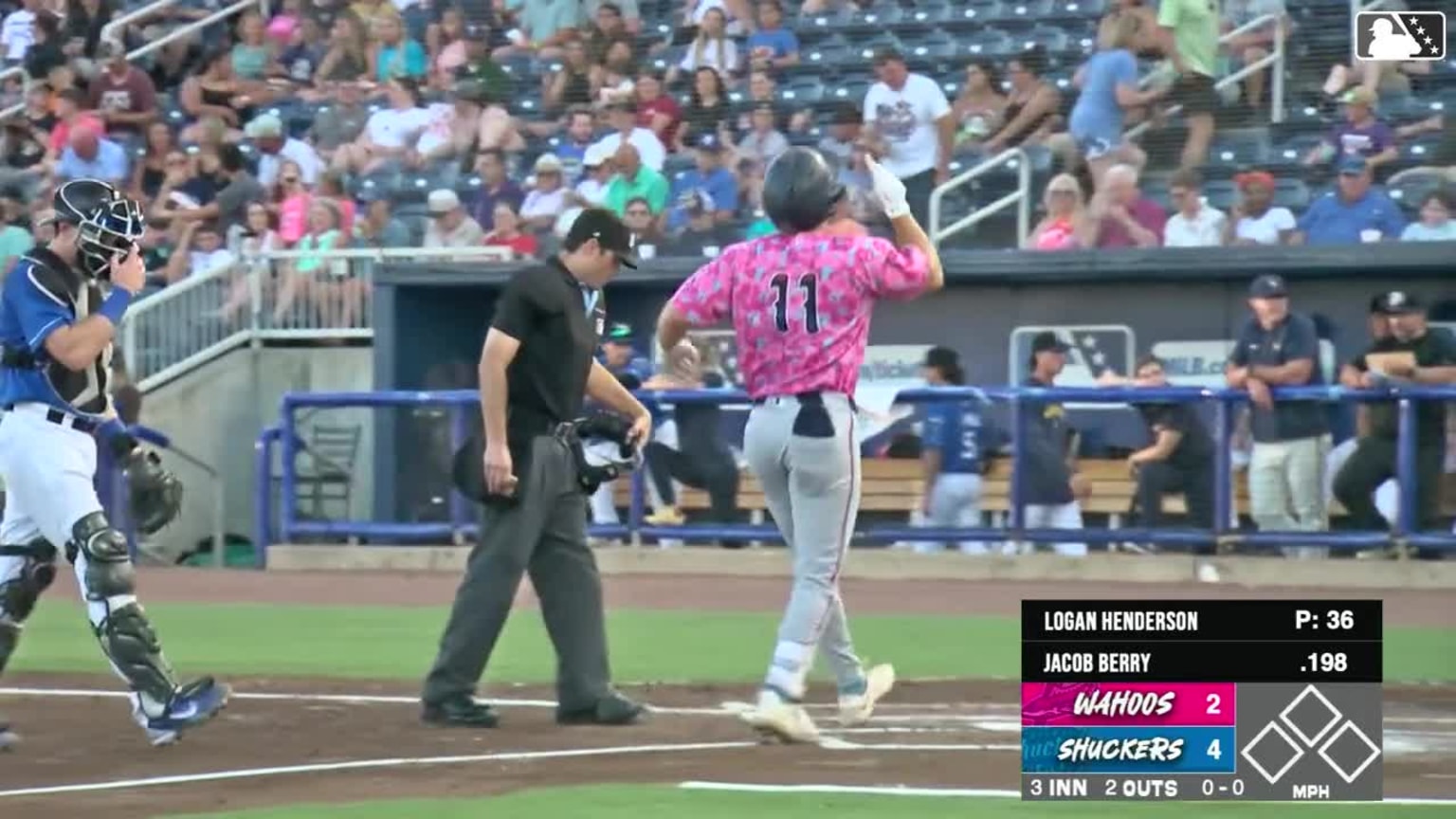 Jakob Marsee lifts a solo home run to right field | 06/29/2024 | MiLB.com