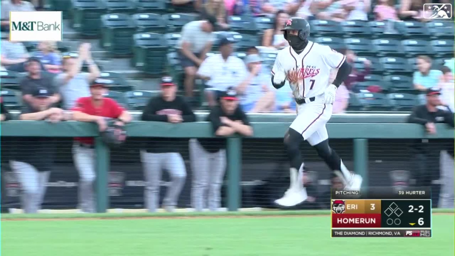 Vaun Brown's second home run | 06/01/2023 | Flying Squirrels