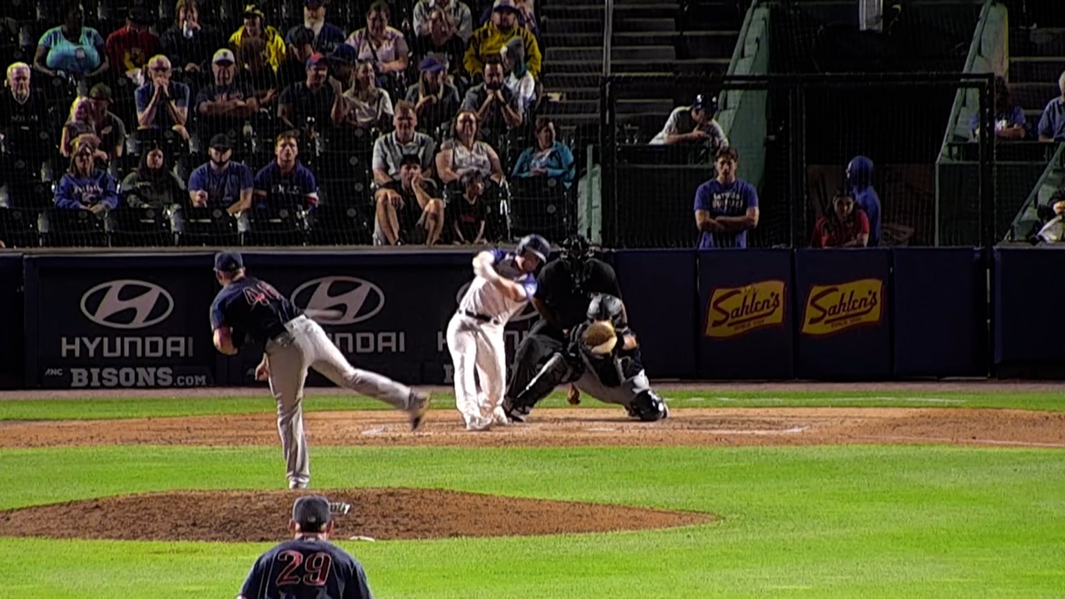 Alan Roden hits an RBI double | 09/06/2024 | Bisons