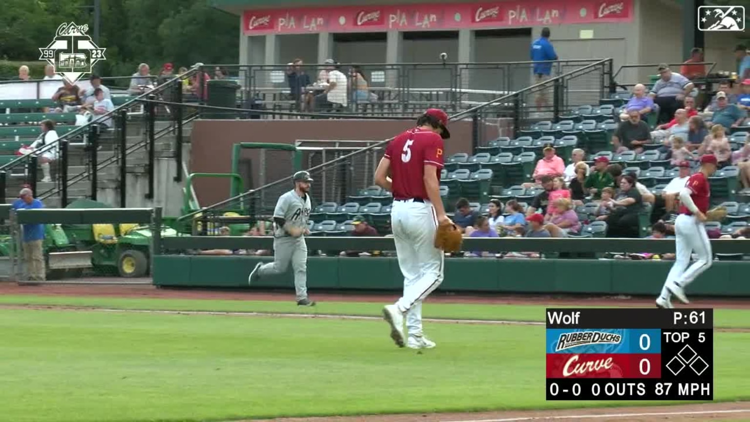 Jackson Wolf's fifth strikeout | 08/25/2023 | Curve