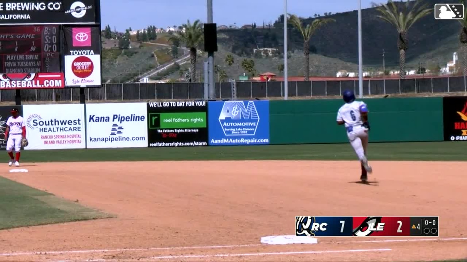 Zyhir Hope lifts his second homer of the game | 04/07/2024 | MiLB.com
