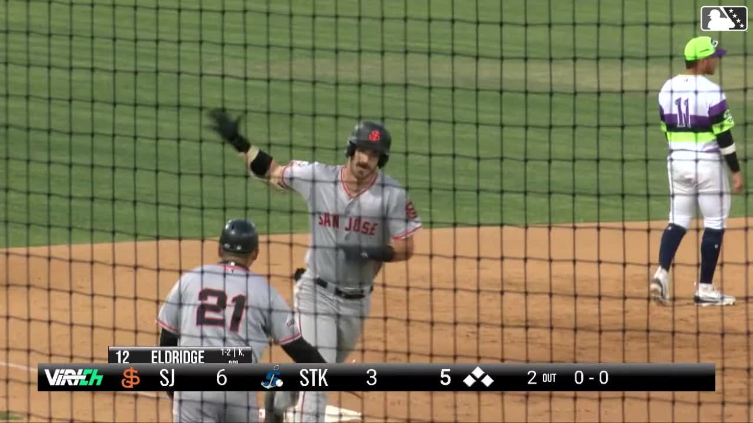Bryce Eldridge's opposite-field solo home run | 06/05/2024 | Giants