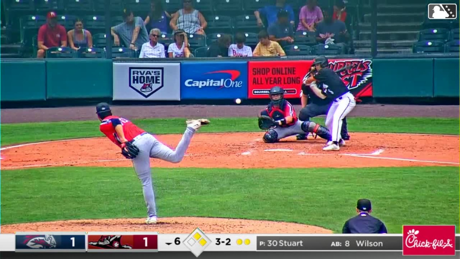 Tyler Stuart's fifth strikeout | 07/24/2024 | Rumble Ponies