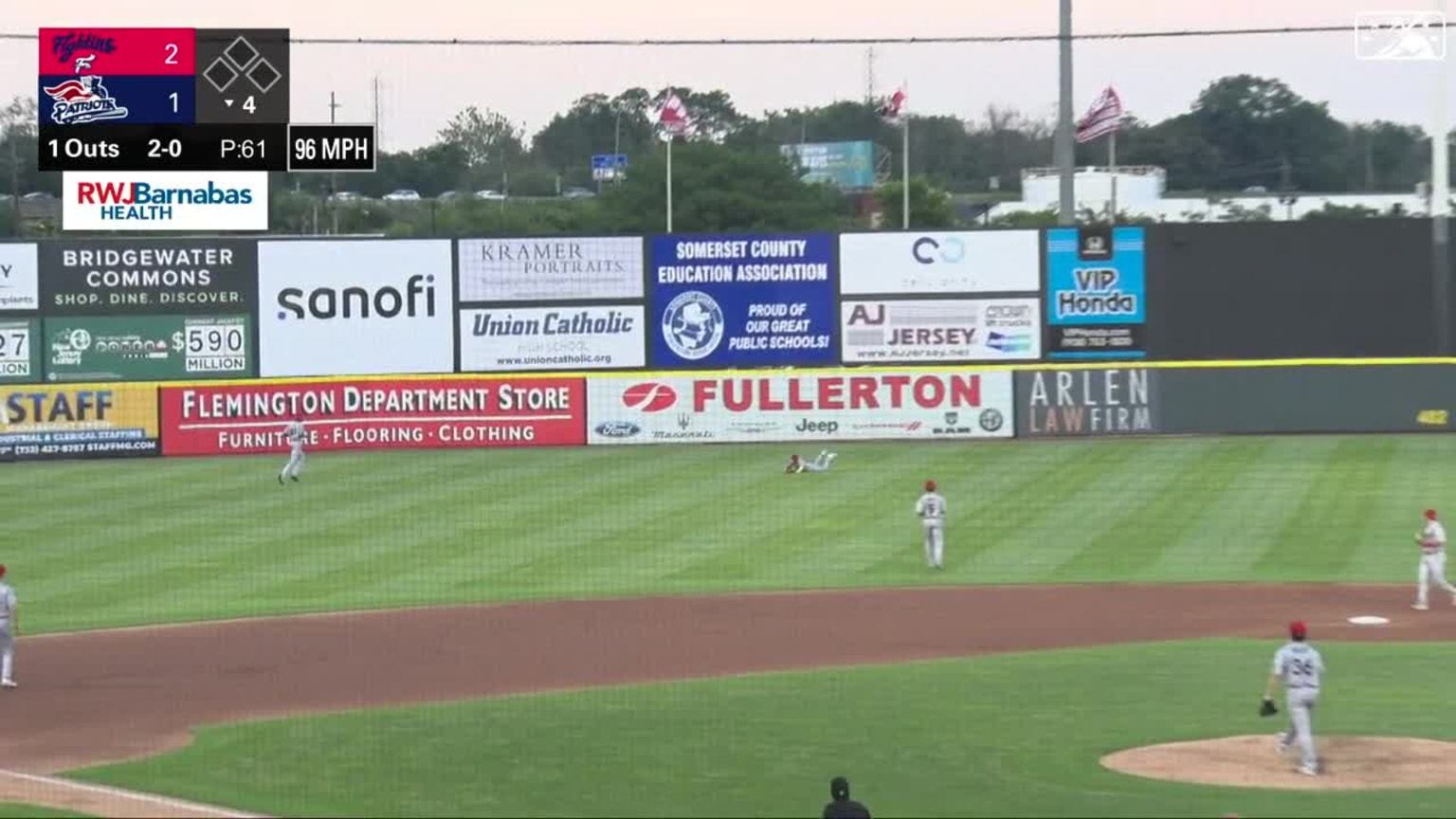 Johan Rojas' diving catch | 07/07/2023 | Fightin Phils