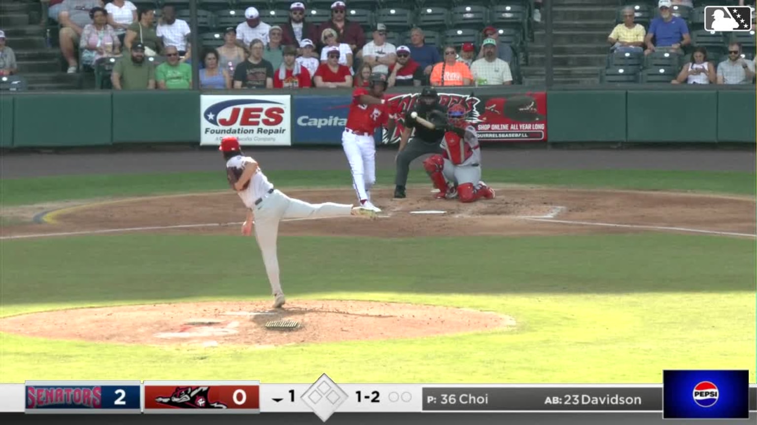 Bo Davidson's first Double-A home run | 07/20/2025 | Flying Squirrels