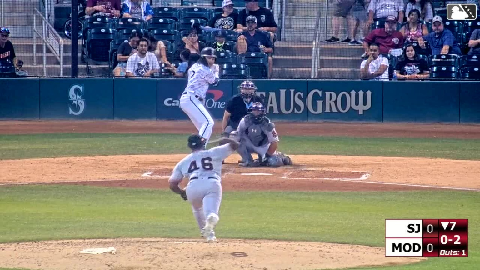 Junior Flores' third and final strikeout | 06/22/2024 | Giants