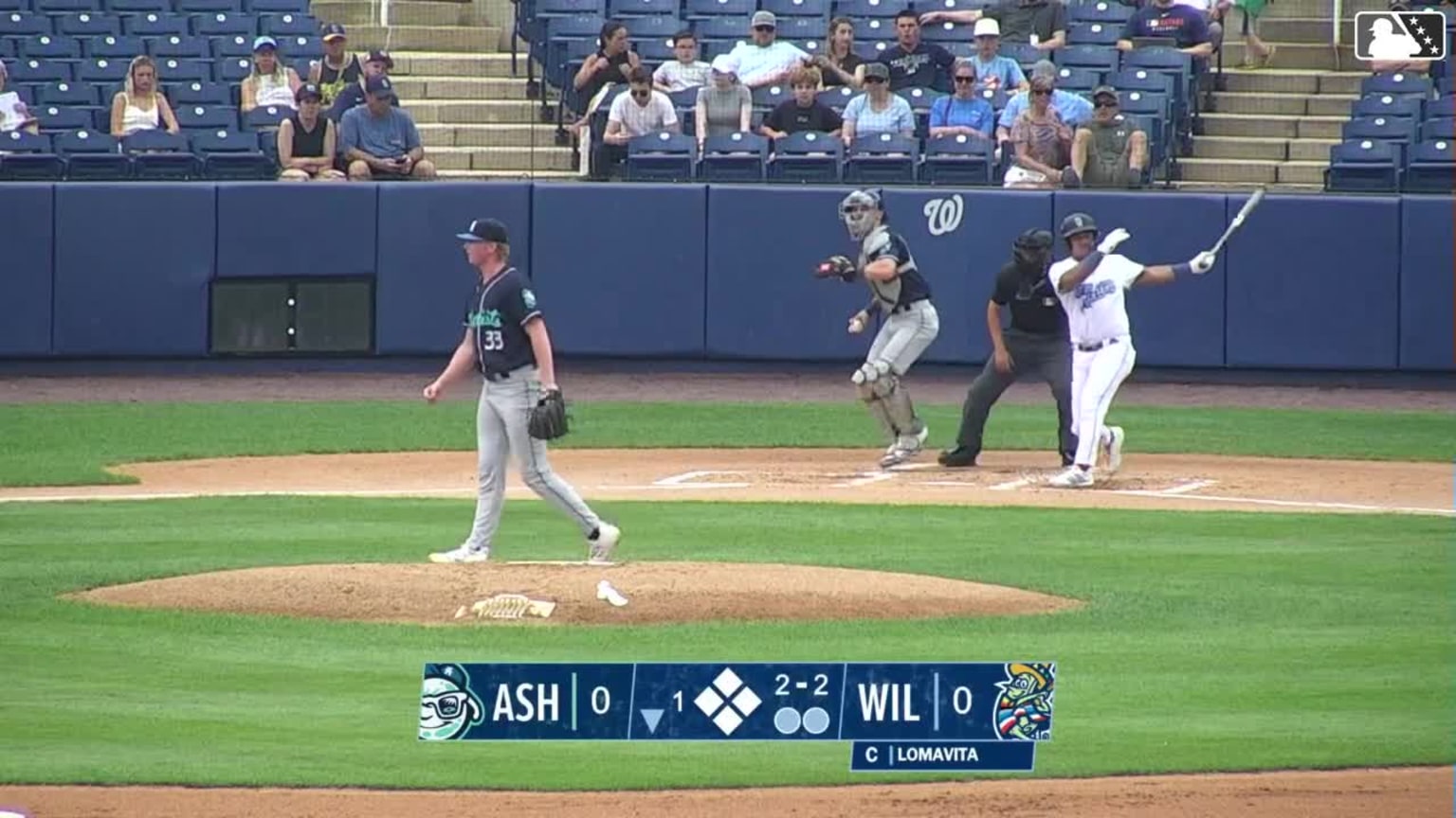 Bryce Mayer strikes out Caleb Lomavita | 06/23/2025 | MiLB.com