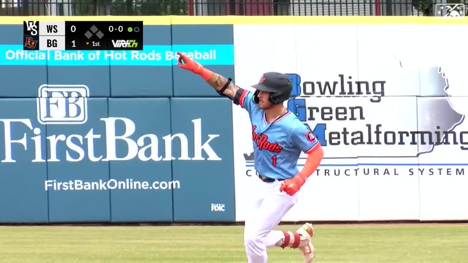 Brock Jones' solo HR | 06/11/2023 | Hot Rods