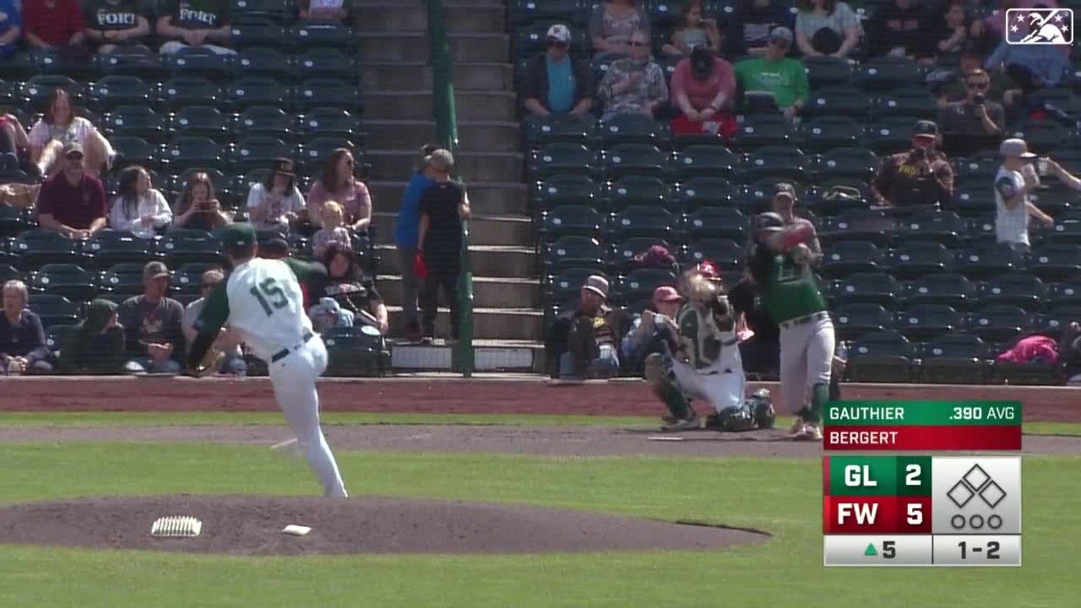 Ryan Bergert's fifth strikeout | 04/29/2023 | TinCaps