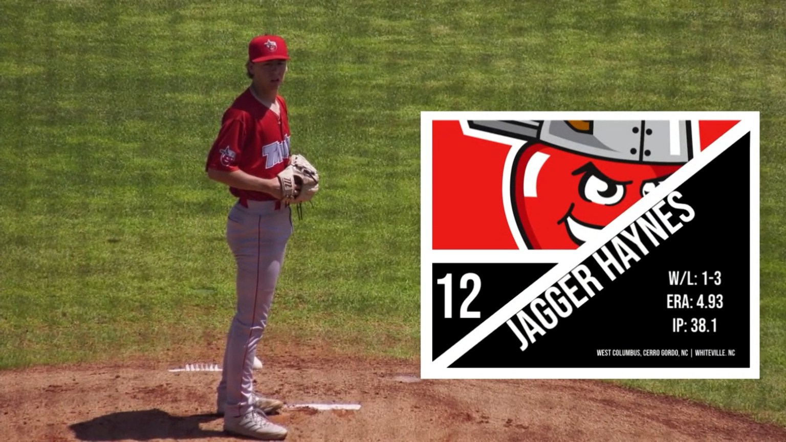 Jagger Haynes strikes out 11 | 06/12/2024 | TinCaps