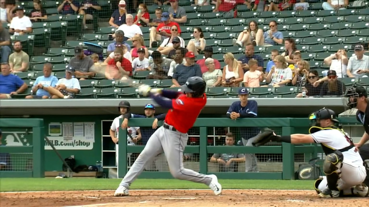Raynel Delgado homers in both games of doubleheader | 07/13/2024 | Clippers