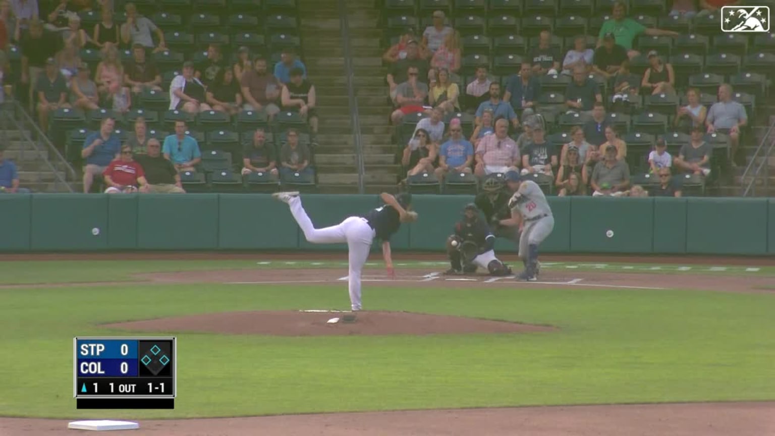 Lee's first hit for Triple-A | 08/05/2023 | Saints