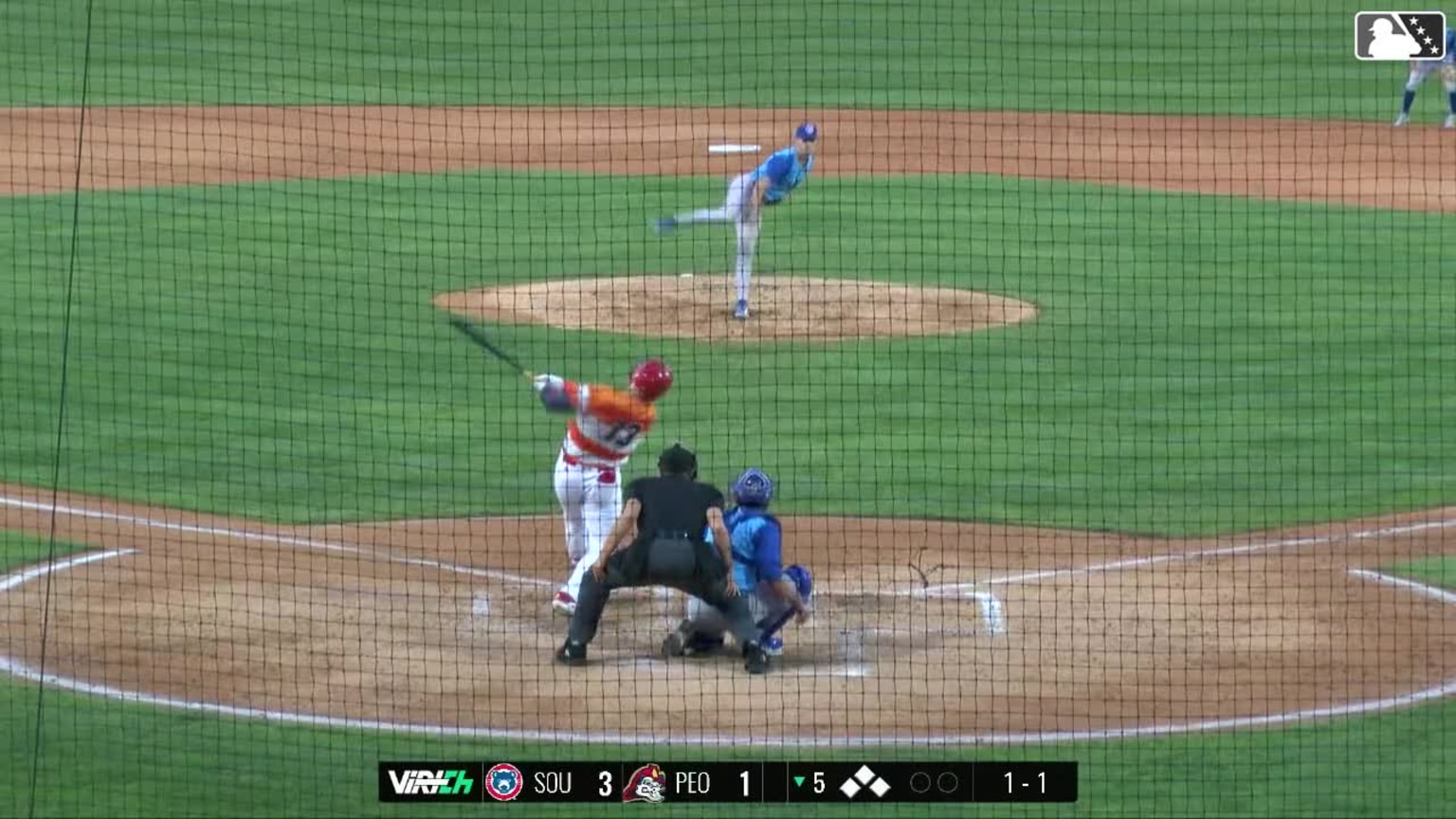 Joshua Baez's eighth homer of the season | 06/16/2024 | Chiefs