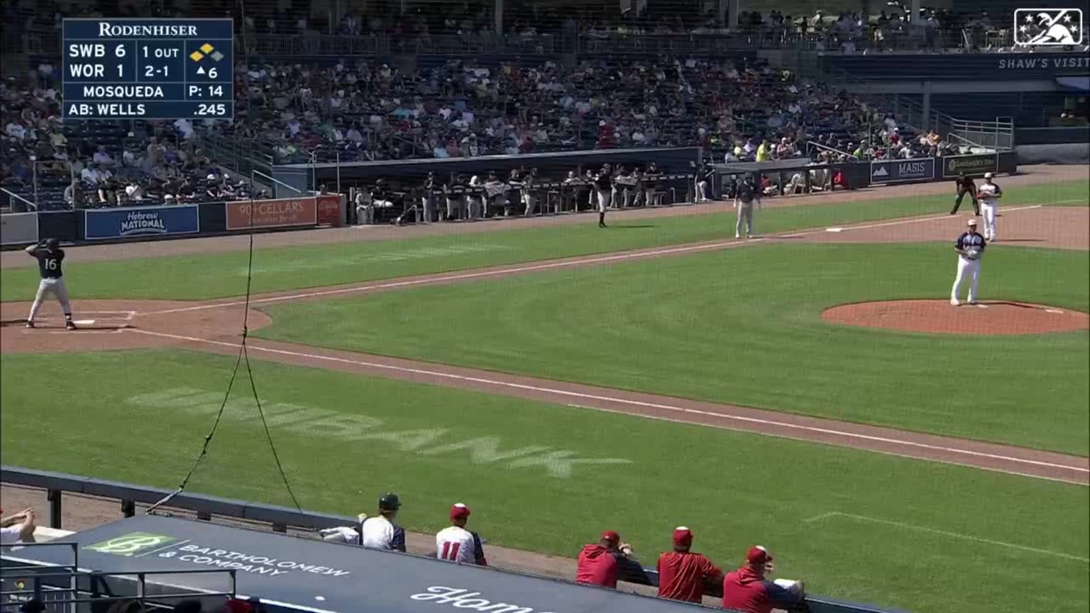 Austin Wells' three-run home run | 08/20/2023 | RailRiders
