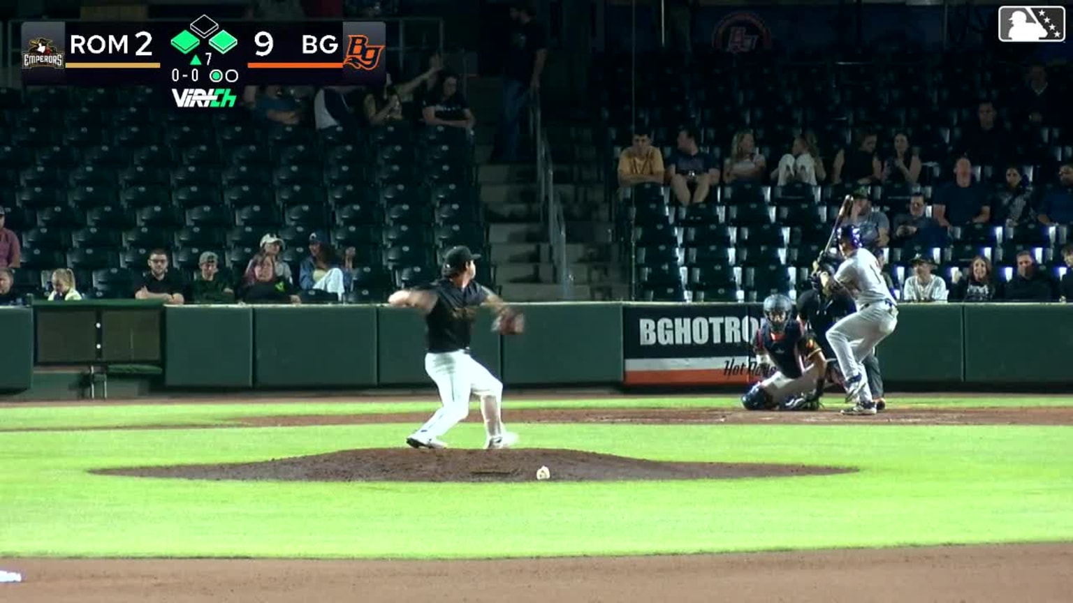 Cody Miller doubles (2) on a fly ball to left fielder Tom Poole. Dalton ...