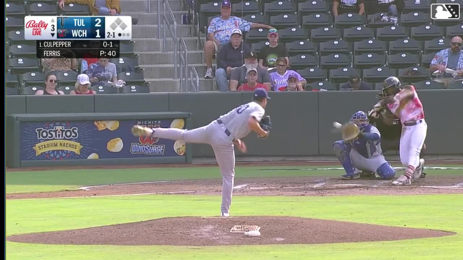 Kaelen Culpepper hits his 20th homer of the year | 09/04/2025 | Wind Surge