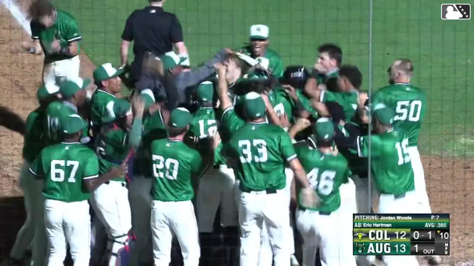 Eric Hartman's walk-off two-run home run | 04/07/2025 | Clingstones