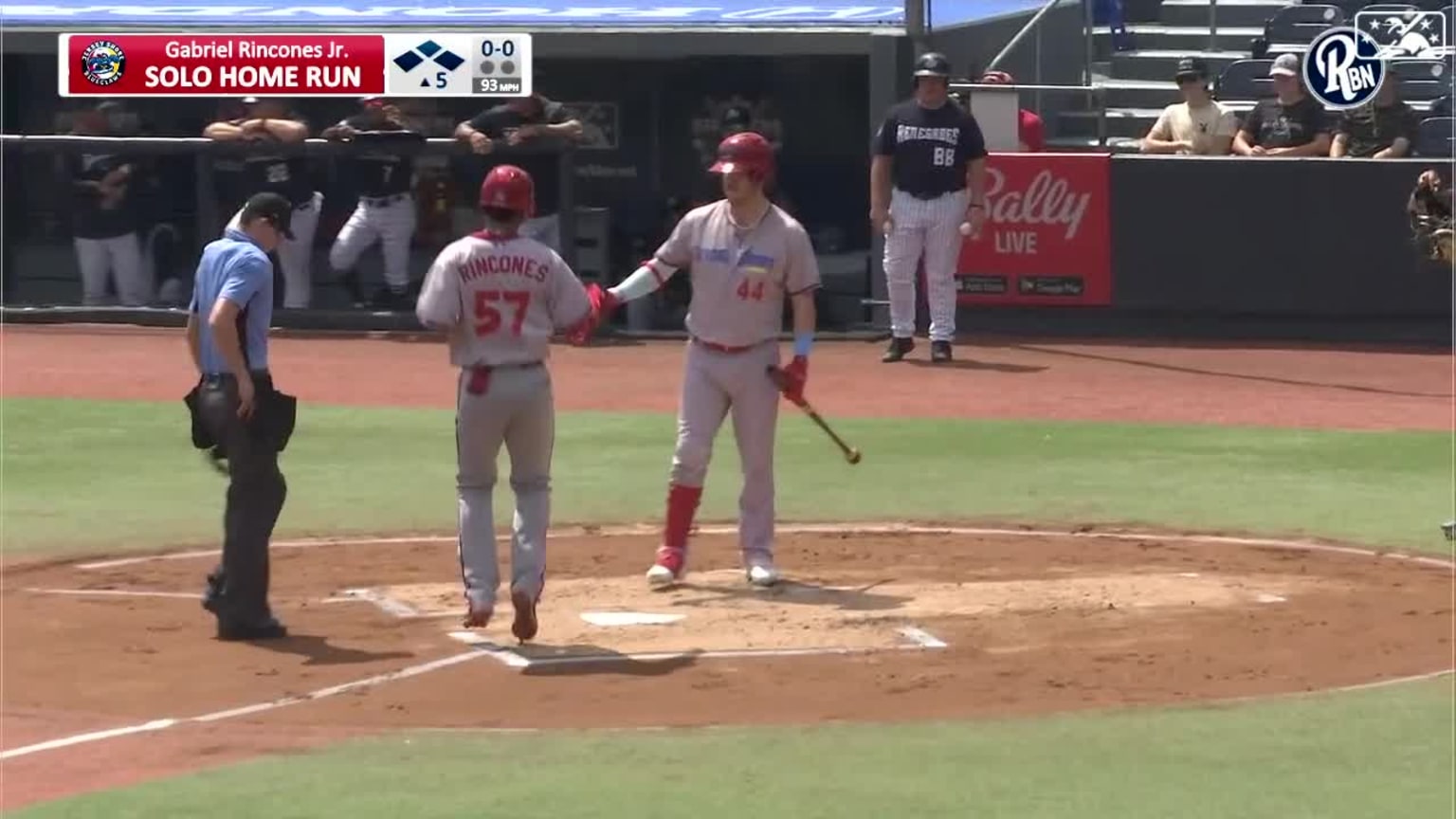 Gabriel Rincones Jr.'s solo homer | 08/13/2023 | BlueClaws