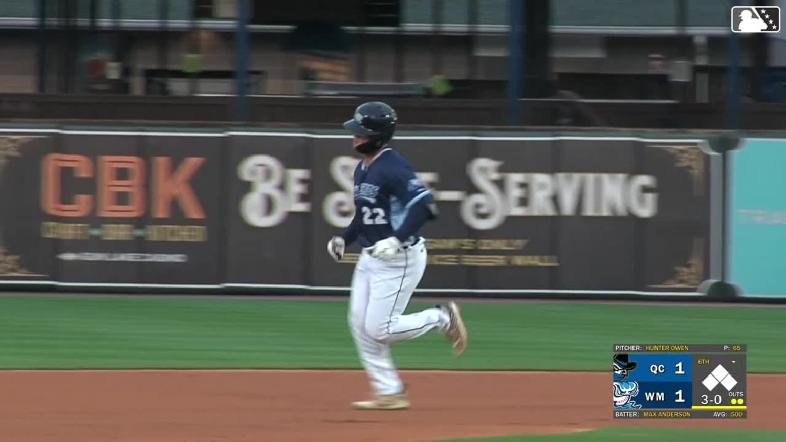 Max Anderson's solo homer | 04/11/2024 | Whitecaps