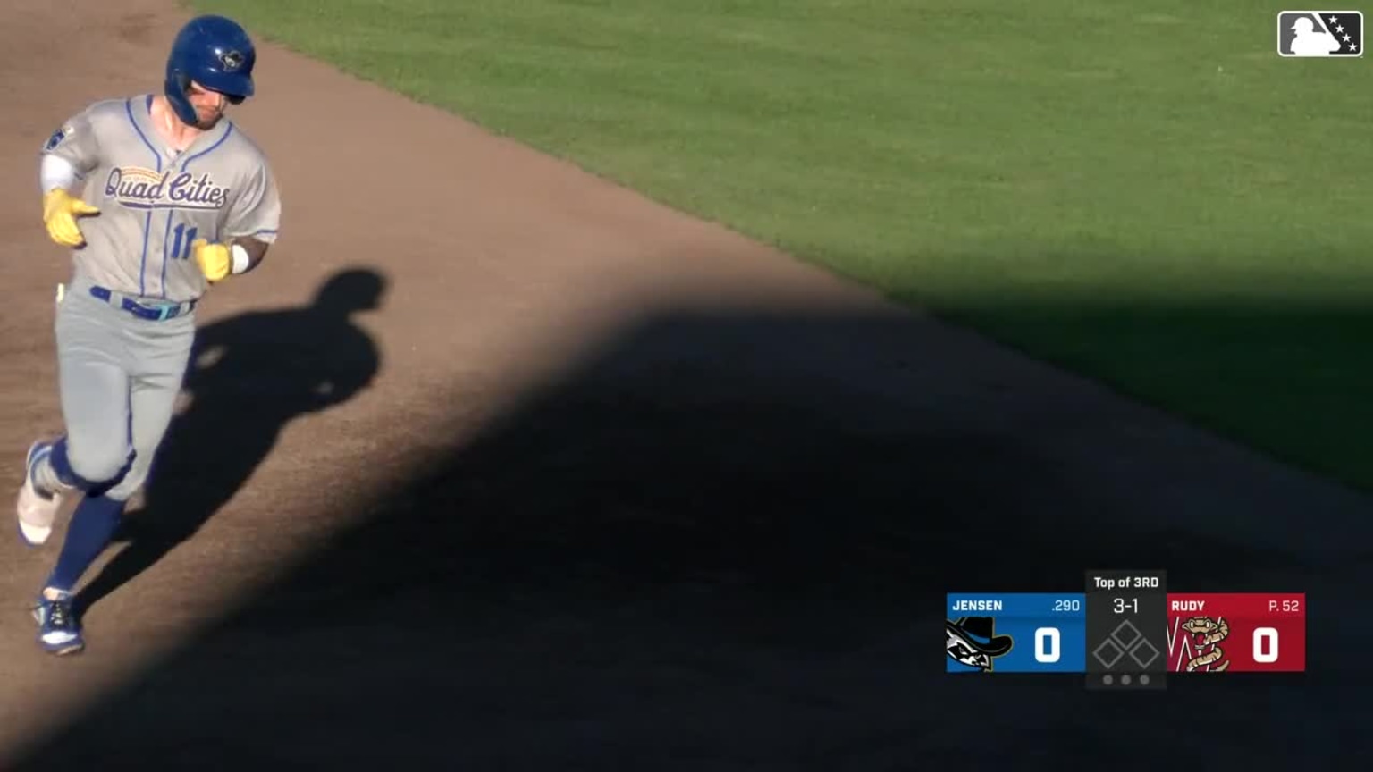 Carter Jensen's solo home run | 06/08/2024 | River Bandits