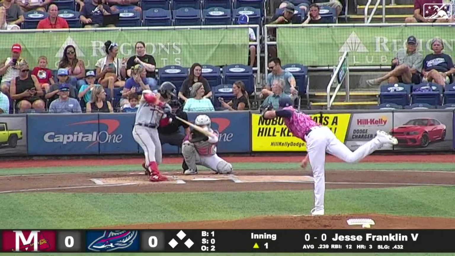 Jesse Franklin V's solo home run | 06/15/2023 | MiLB.com