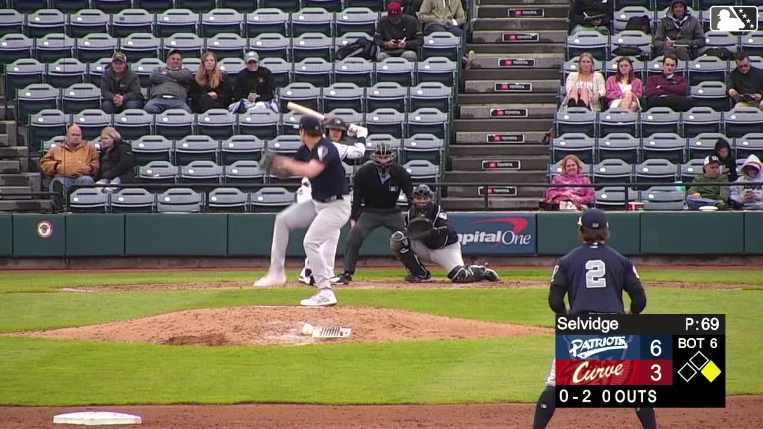Brock Selvidge's fifth strikeout | 05/12/2024 | Patriots
