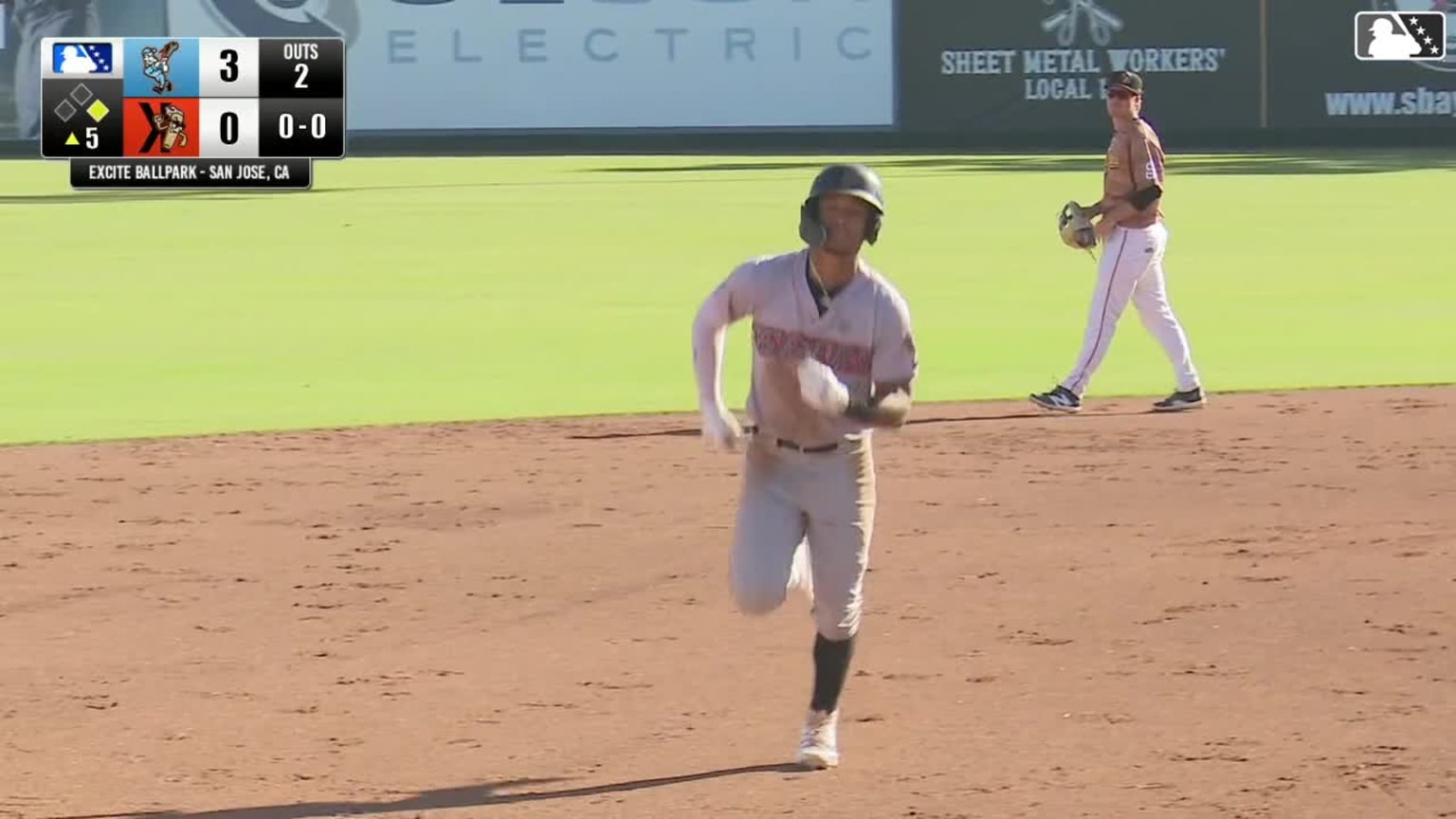 Adrian Placencia's two-run home run | 06/16/2024 | 66ers