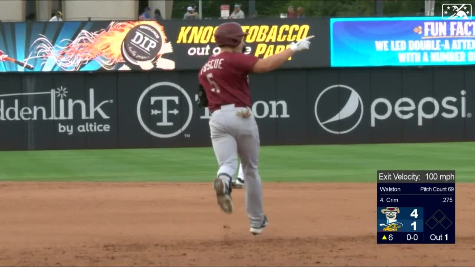 Foscue mashes 11th homer | 08/31/2022 | RoughRiders