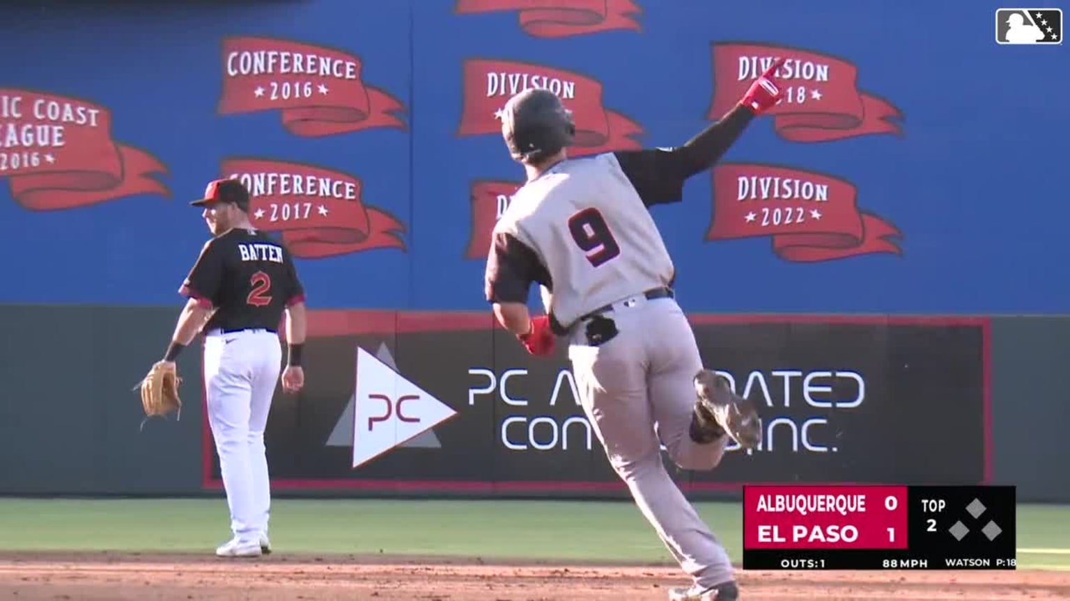 Drew Romo's second homer of 2024 | 05/10/2024 | Isotopes