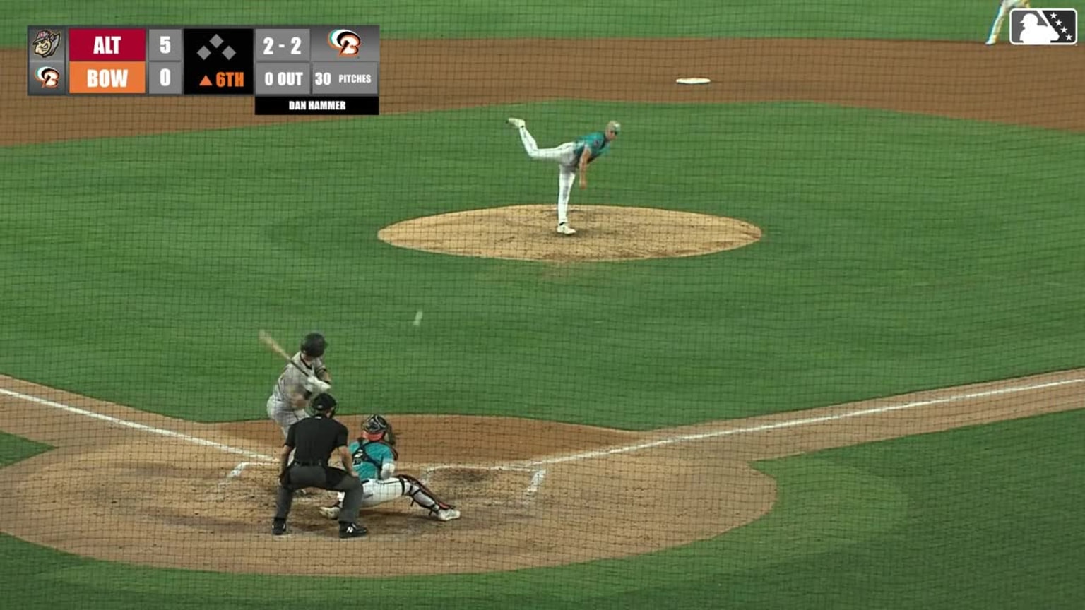 Dan Hammer's fifth strikeout of the game | 06/22/2024 | Baysox