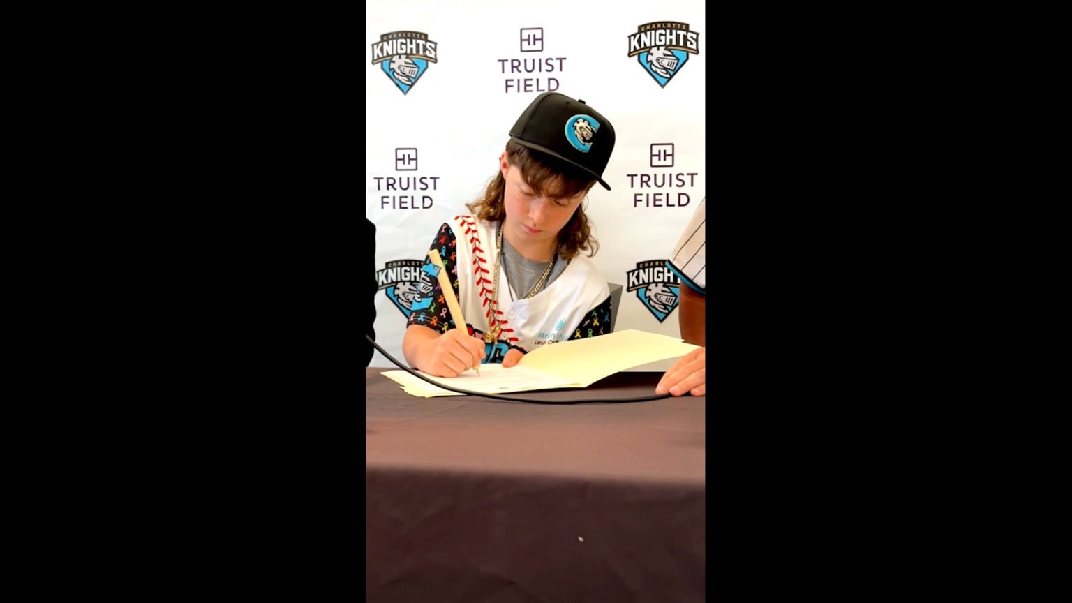 Brantlee signs 1-day Charlotte Knights Contract | 06/21/2024 | Knights