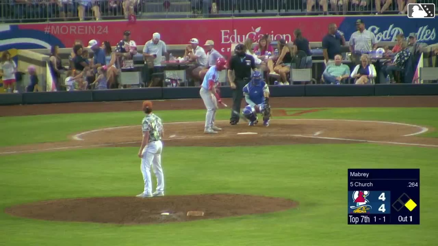 Jesus Valdez's over-the-shoulder catch | 07/21/2024 | MiLB.com