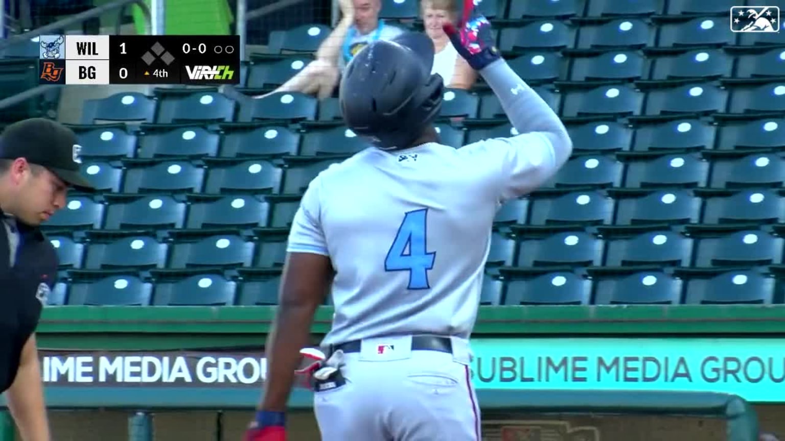 De La Rosa's solo homer | 08/10/2023 | MiLB.com